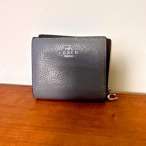 Coach | Bags | Coach Grey Bifold Wallet | Poshmark